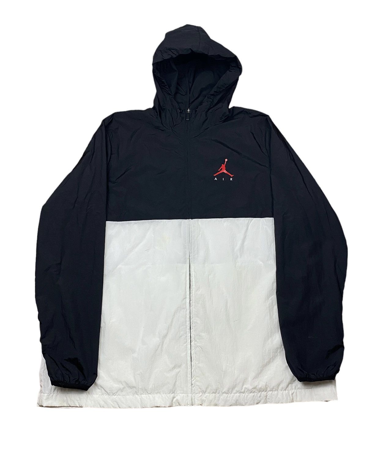 Jordan Brand × Nike × Vintage Air Jordan Jumpman Black/White Hooded ...