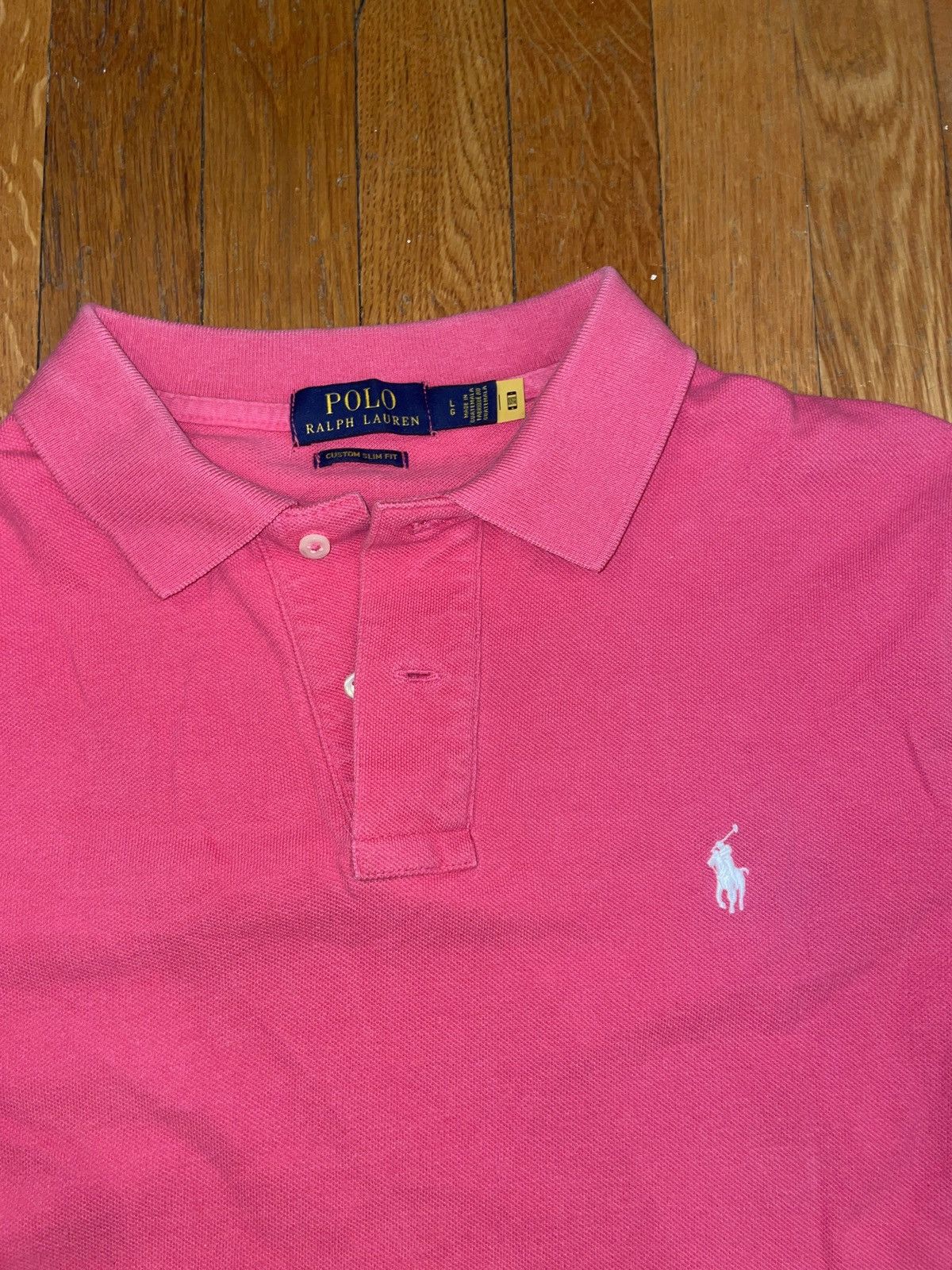 Polo Ralph Lauren Kanye Style Pink Polo | Grailed