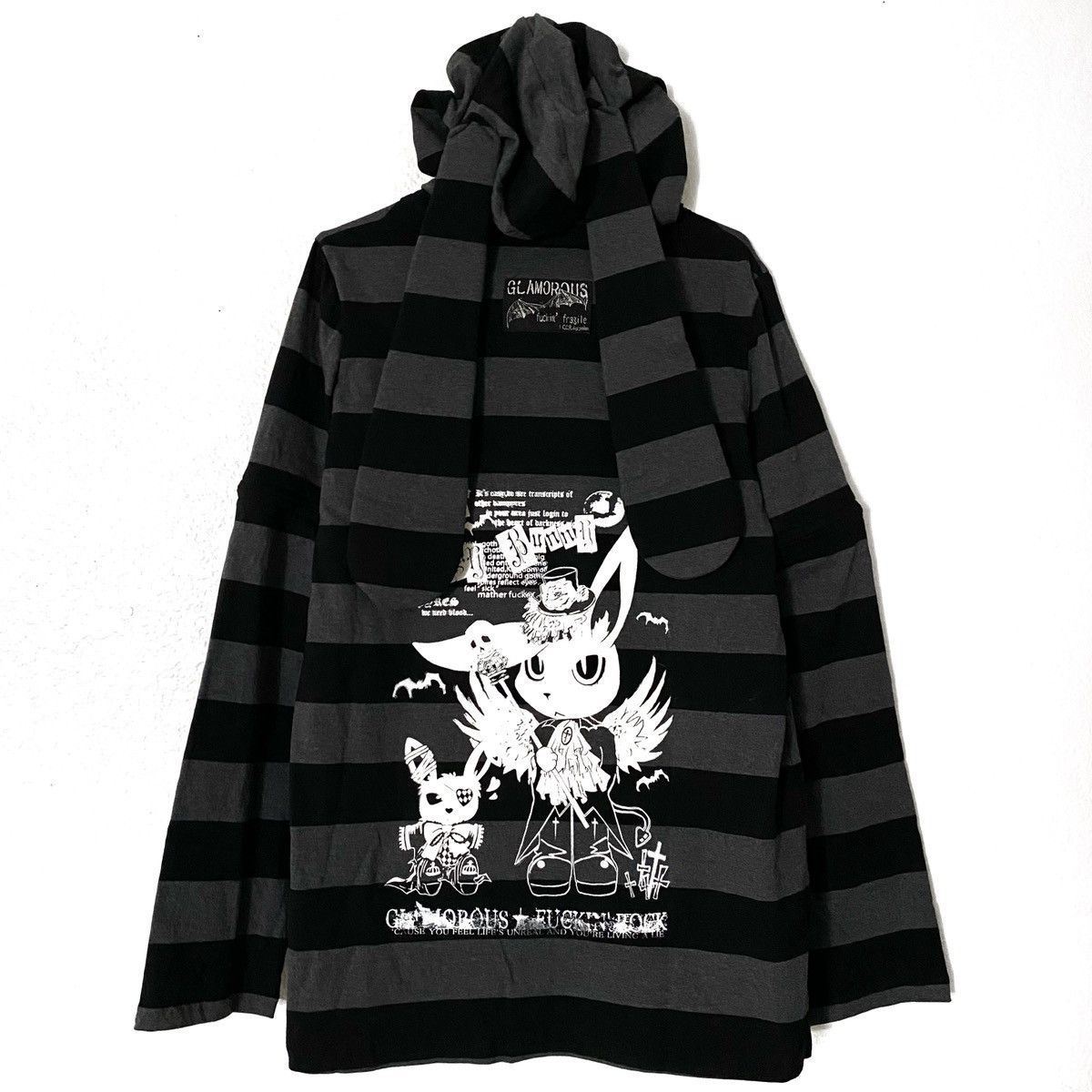 20471120 MARIS ROCK CAT-3 Bunny Ear Hoodie | Grailed