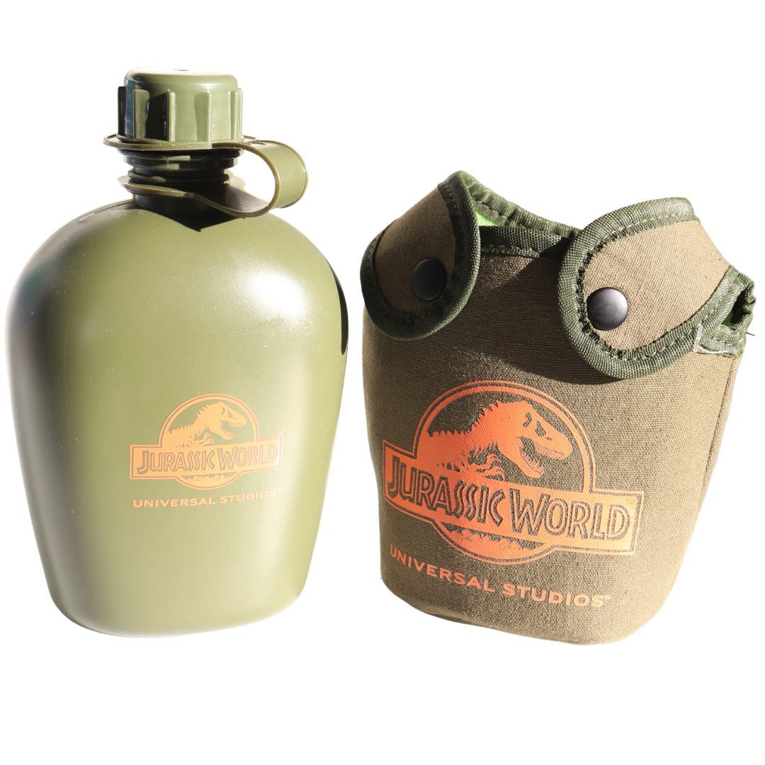 Universal Studios Vintage Jurassic Park Universal Studios Flask and ...