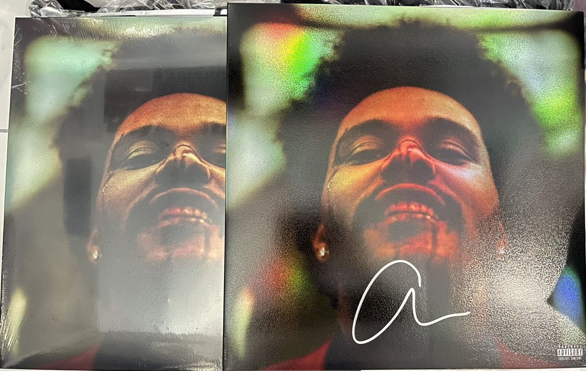 The Weeknd The Weeknd After Hours Signed Holographic Vinyl | Grailed