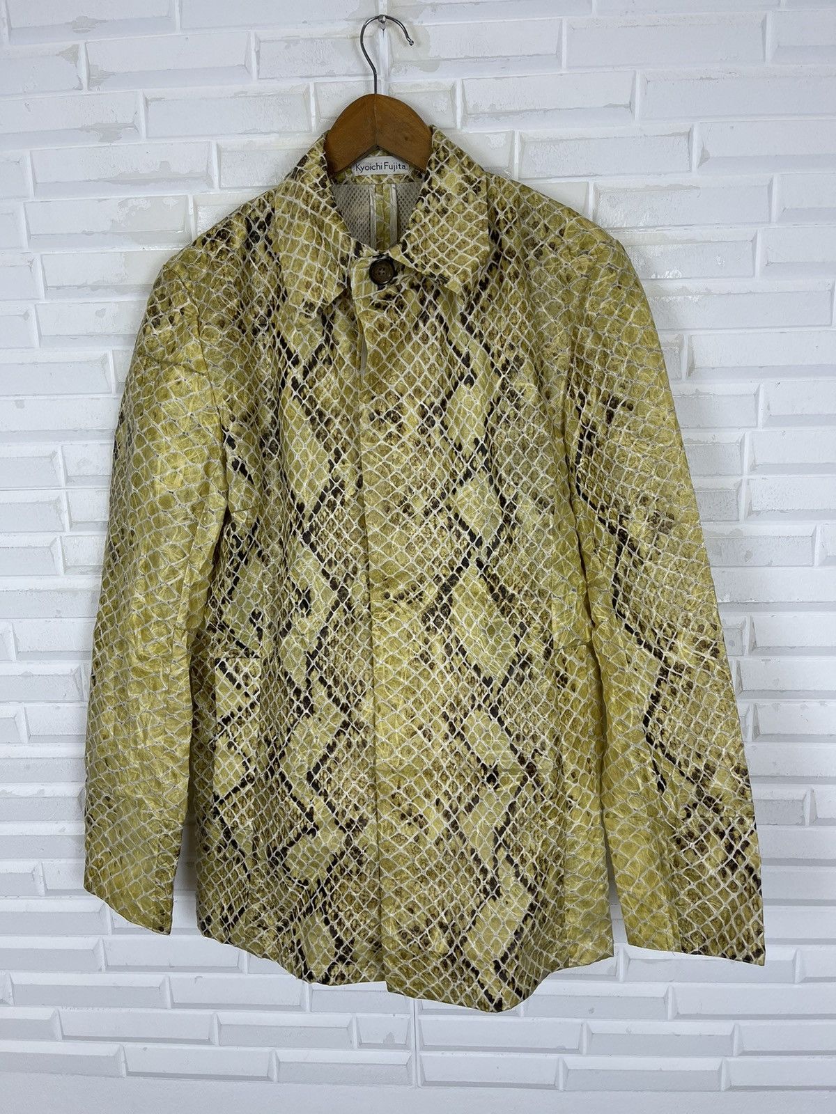 Japanese Brand × Kyoichi Fujita KYOICHI FUJITA SNAKE SKIN NICE DESIGN JACKET | Grailed