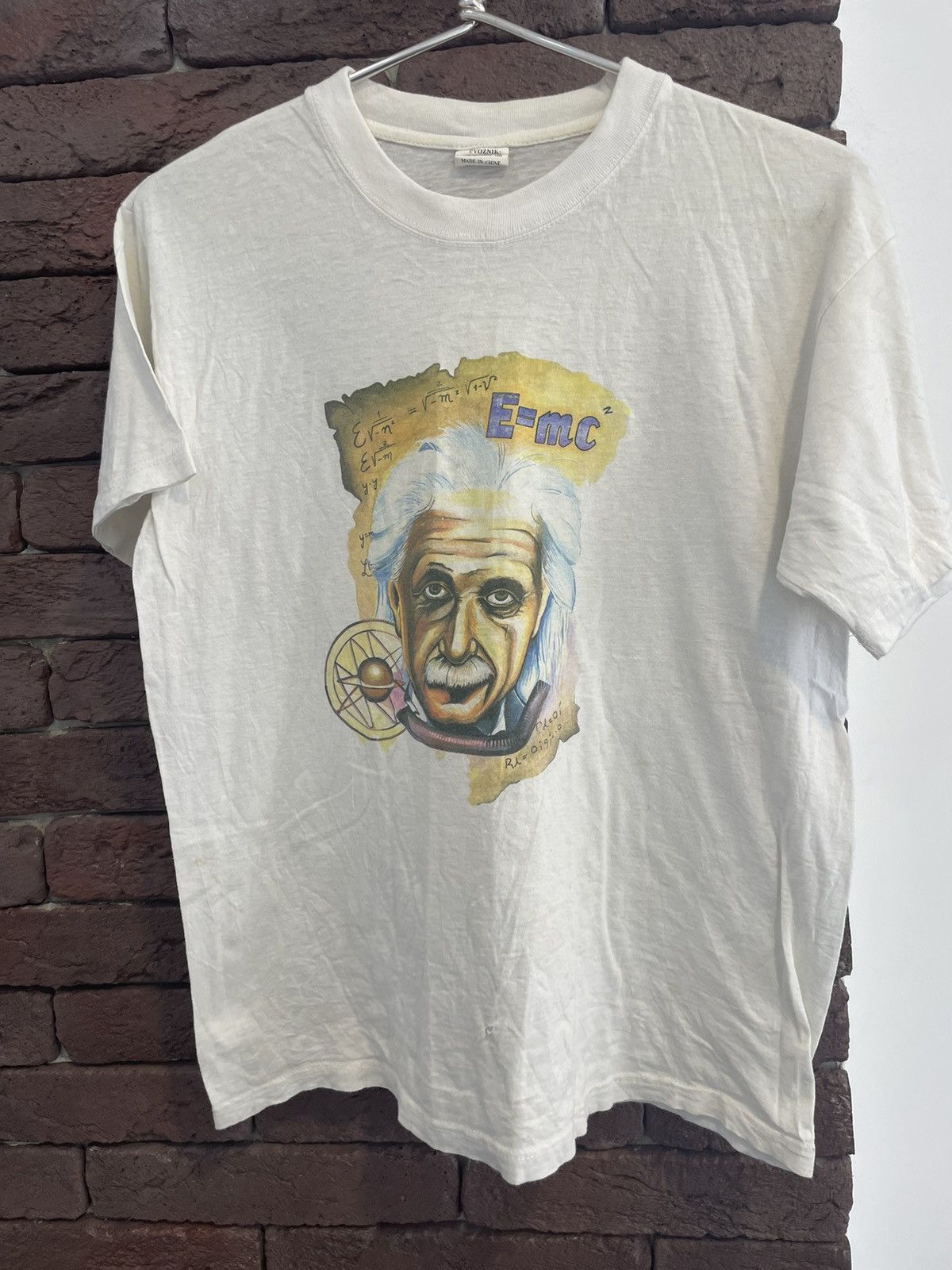 Genuine Merchandise By True Fan × Vintage Vintage Albert Einstein t ...
