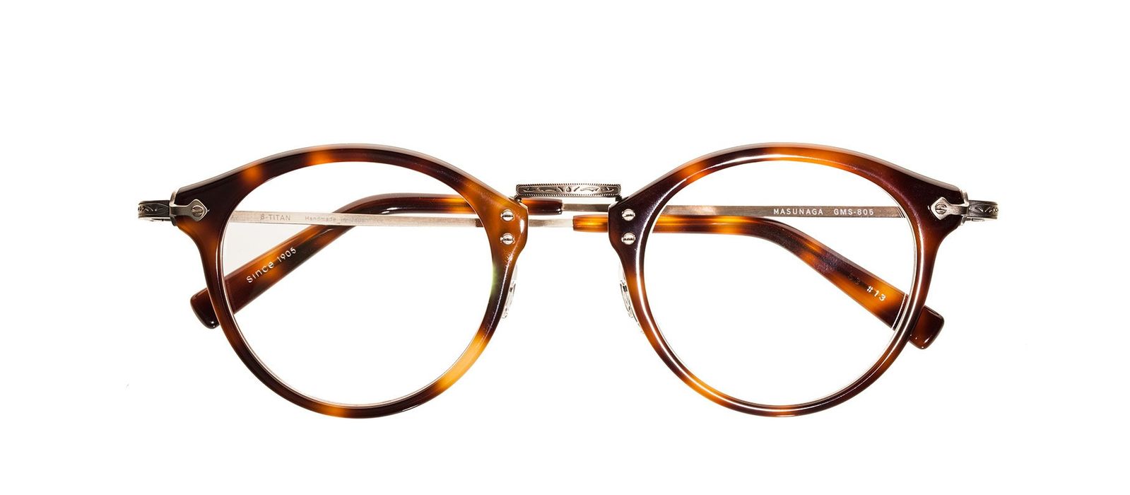 Masunaga masunaga eyeglasses GMS 805 brown limited edition | Grailed
