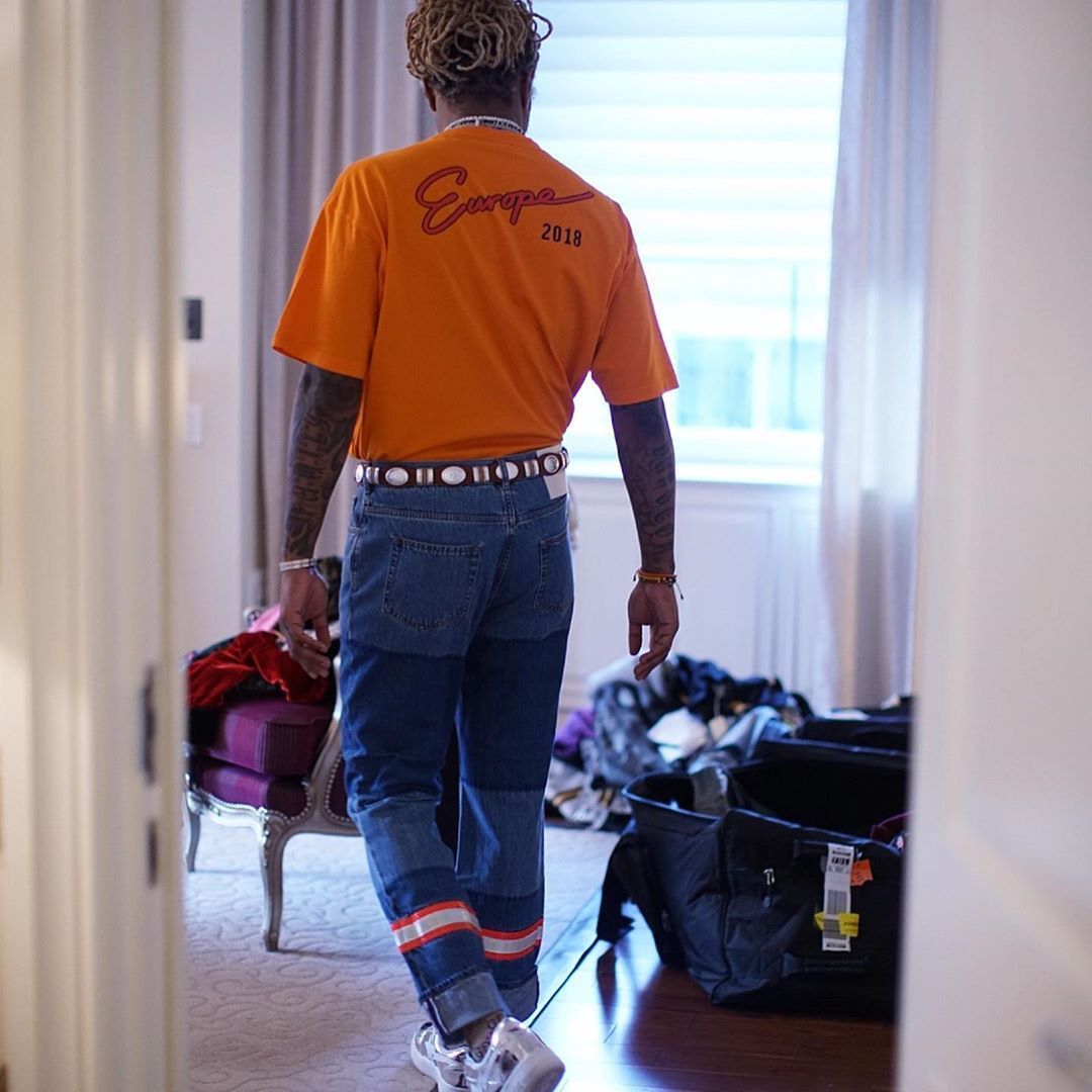 Calvin Klein 205W39NYC × Raf Simons NEW Firefighters Jeans worn by ...