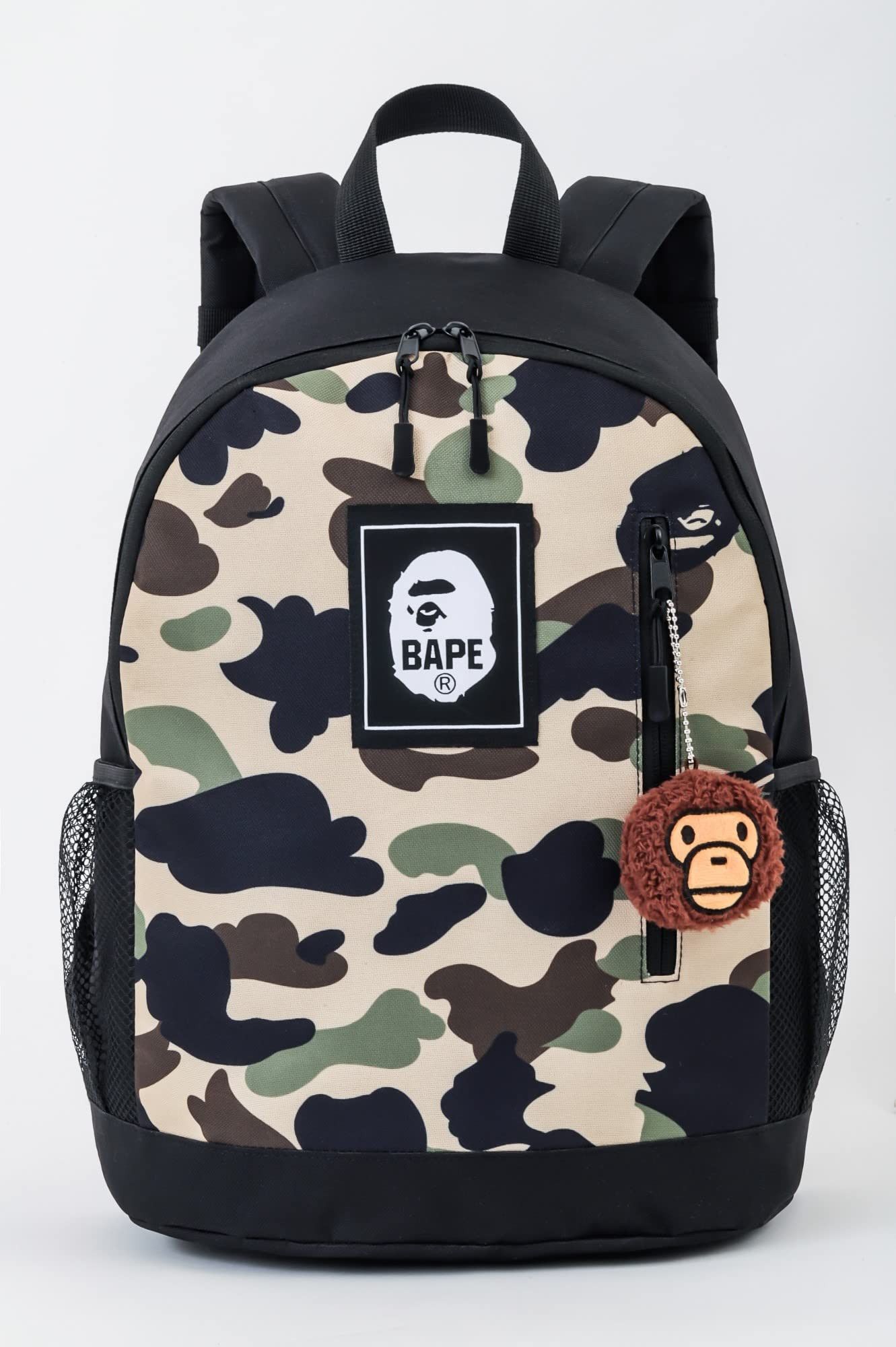 Bape 🔥 BAPE Backpack Camo Baby Milo Plush Book Bag | Grailed