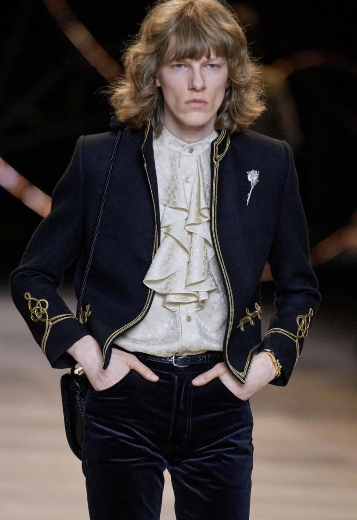 Celine × Hedi Slimane SIZE 52/54/56 FW20 military spencer jacket ...