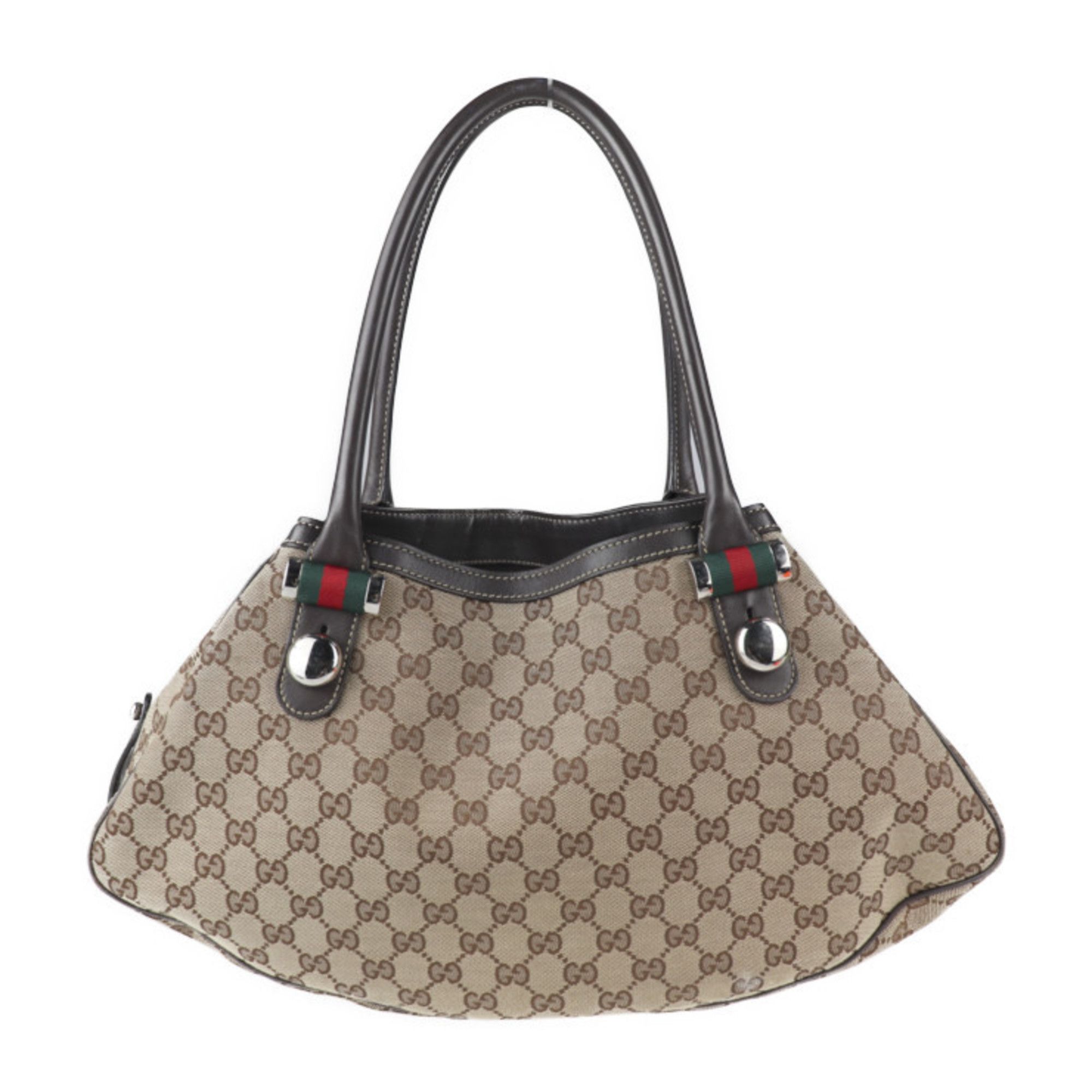 Gucci Gucci Sherry Tote Bag 232971 GG Canvas Brown Match Ball | Grailed