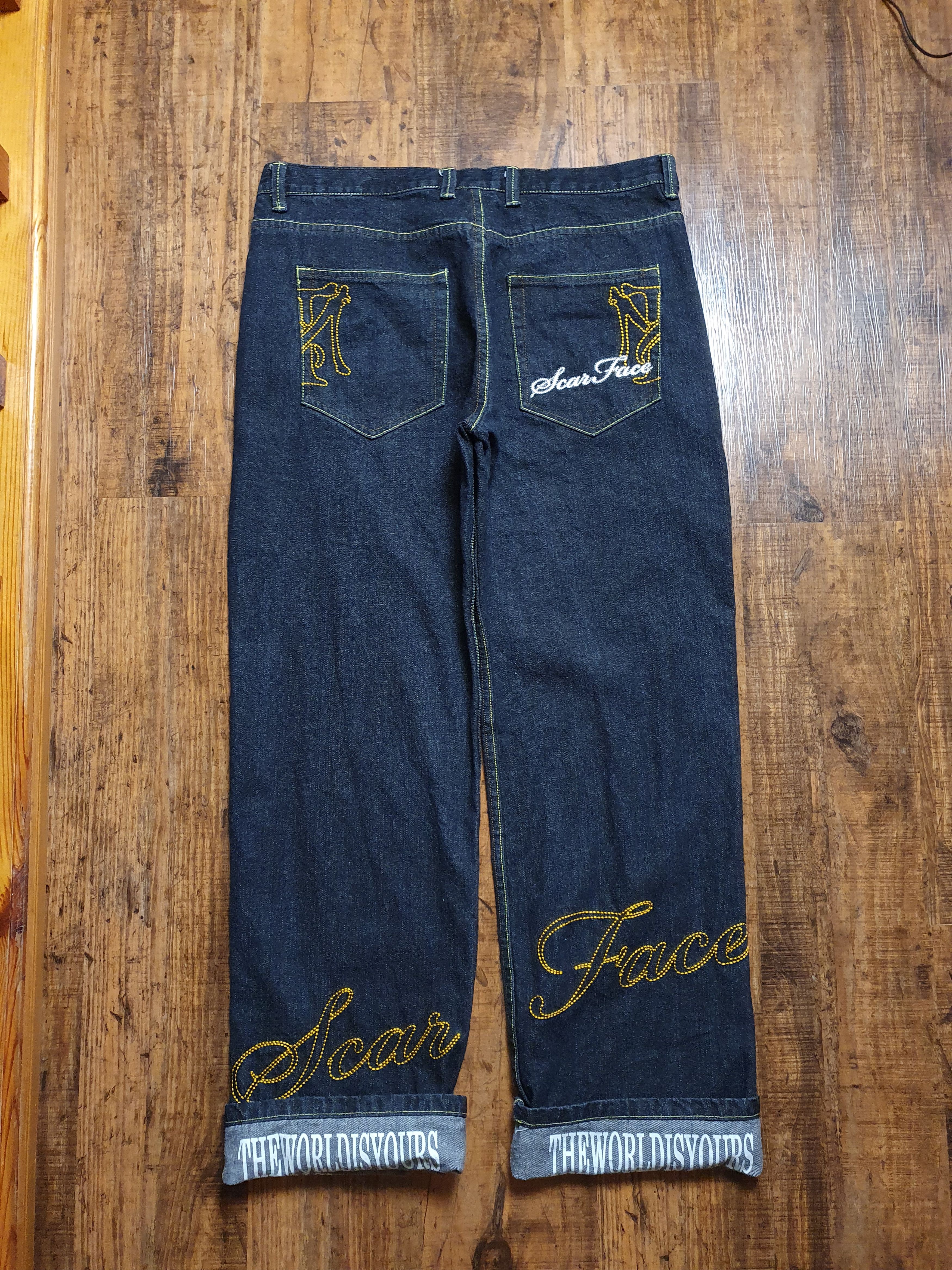 Universal Studios × Vintage Scarface Al Pacino Tony Montana Jeans | Grailed