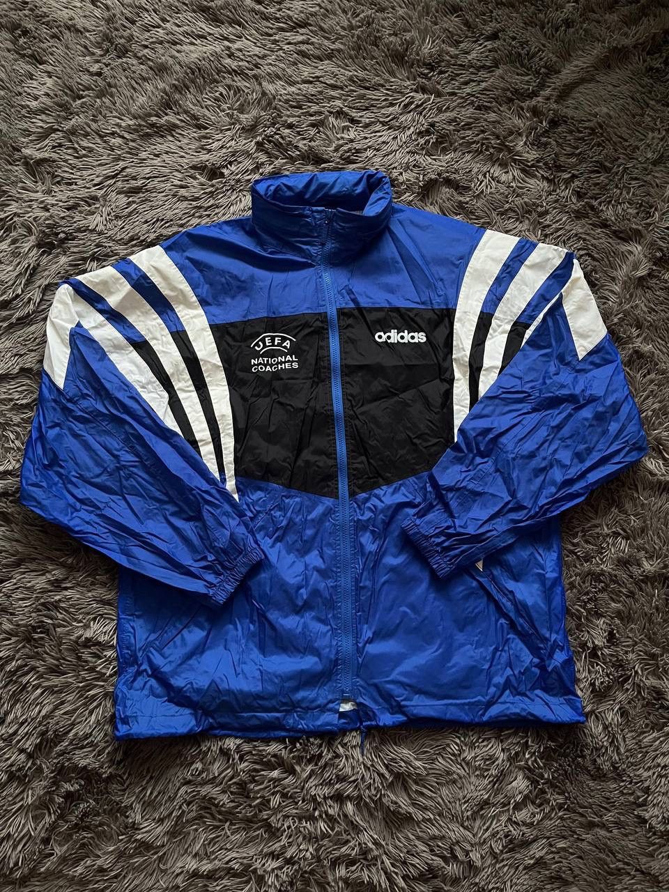Vintage Adidas uefa national coaches football windbreaker | Grailed