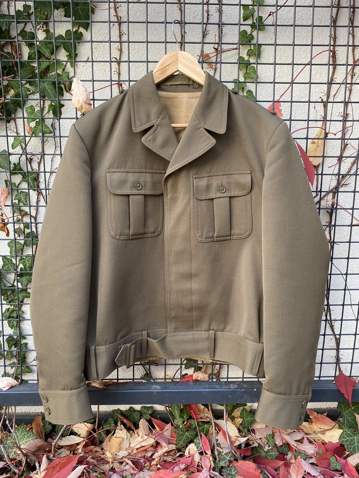 Vintage 80s German Army Military Dress Bomber Jacket Streatwear Hype ...