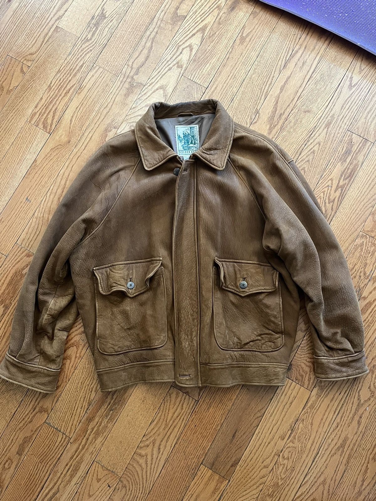 Golden Bear Vintage Leather Aviator Jacket | Grailed