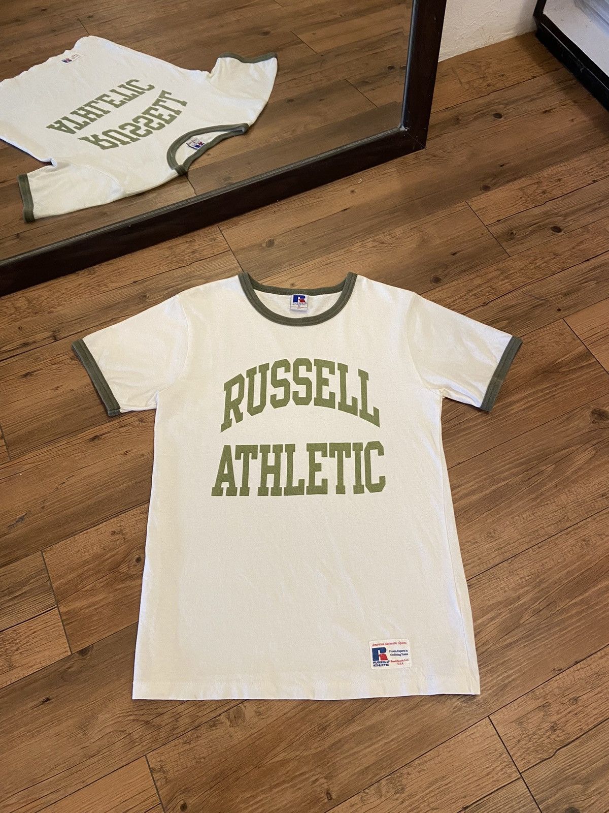 American Apparel Russell Athletic Ringer Tee | Grailed