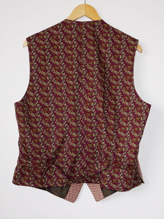 Salvatore Ferragamo Salvatore Ferragamo Checker & Horses Pattern Luxury ...