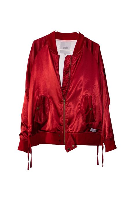 Profound Aesthetic Profound aesthetic genuine satin bomber jacket | Grailed