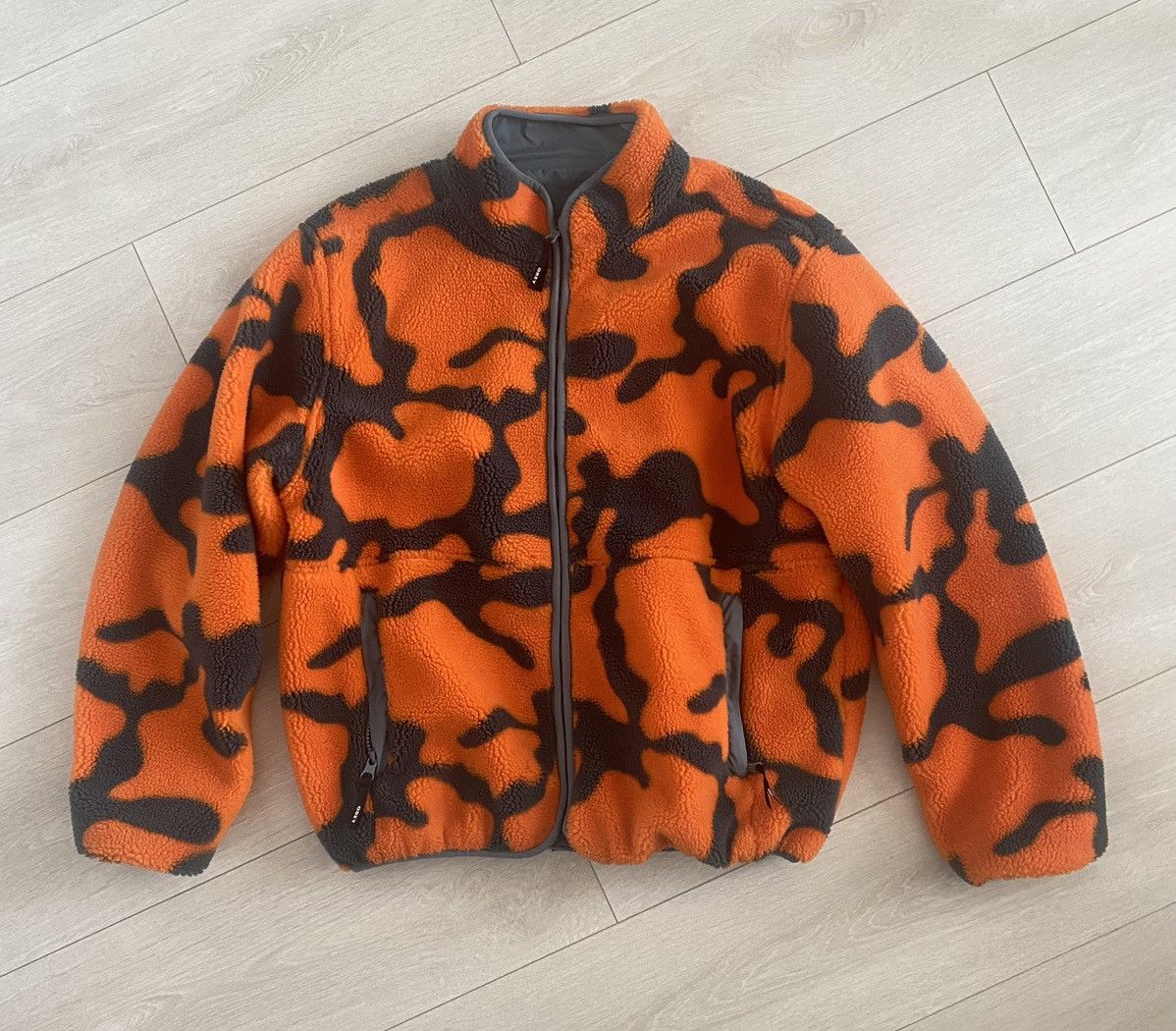 Obey Obey Sherpa Adamson Reversible Jacket | Grailed