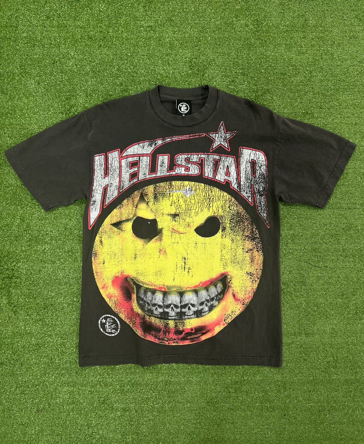 Streetwear Hellstar Smiley Face Tee | Grailed