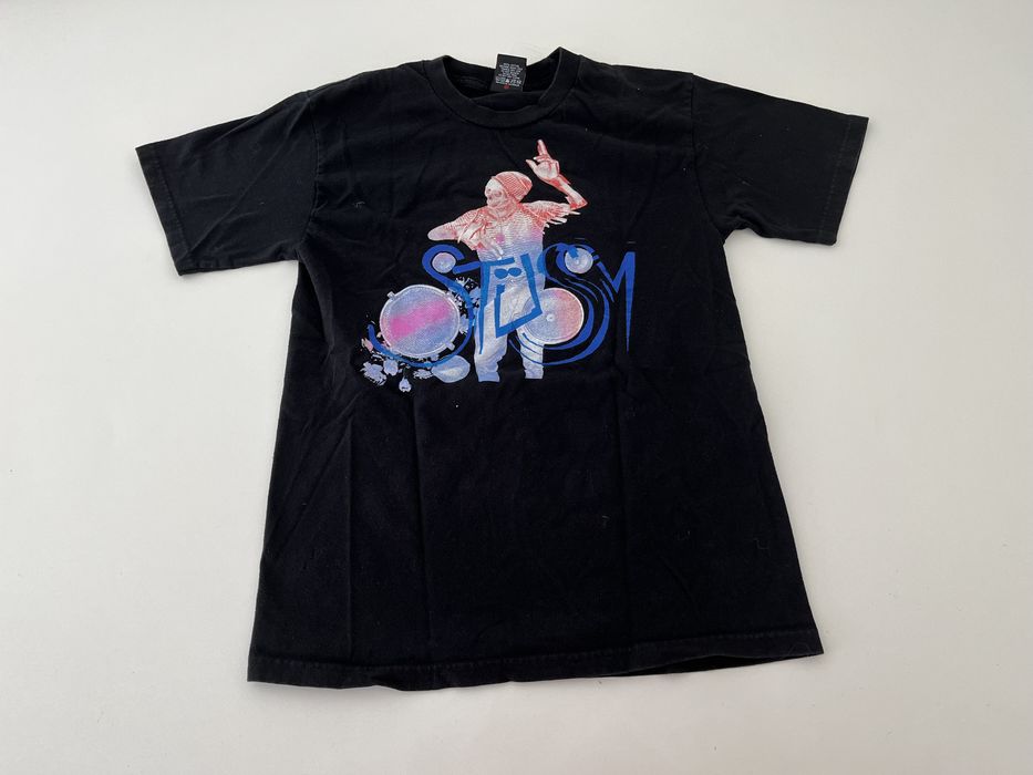 Vintage Vintage 90s Stussy Skeleton Music T Shirt Halloween Tee | Grailed