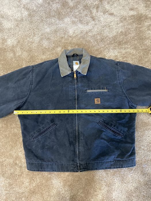 Vintage Vintage Carhartt Detroit jacket J97 Black XL | Grailed