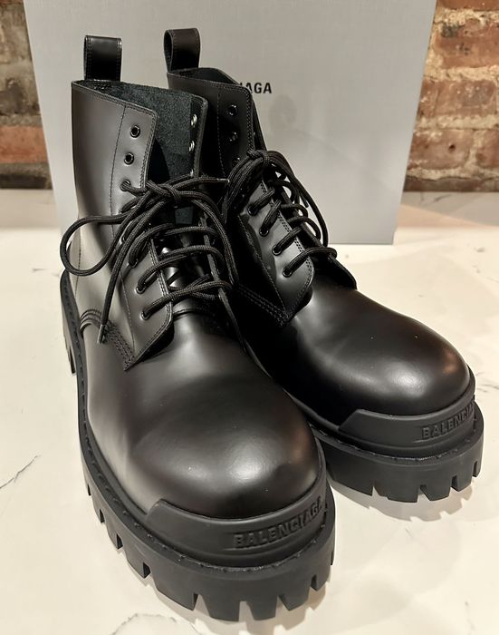 Balenciaga Balenciaga Strike Lace-Up Boot | Grailed