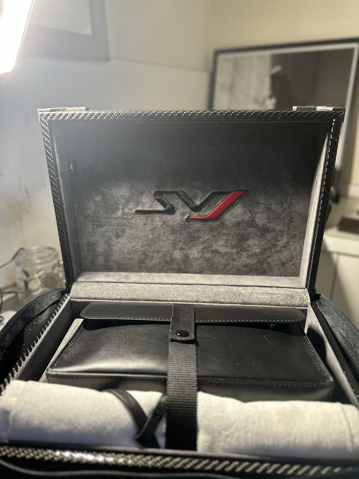 Lamborghini Authentic Lamborghini Aventador SVJ welcome kit/watch case ...