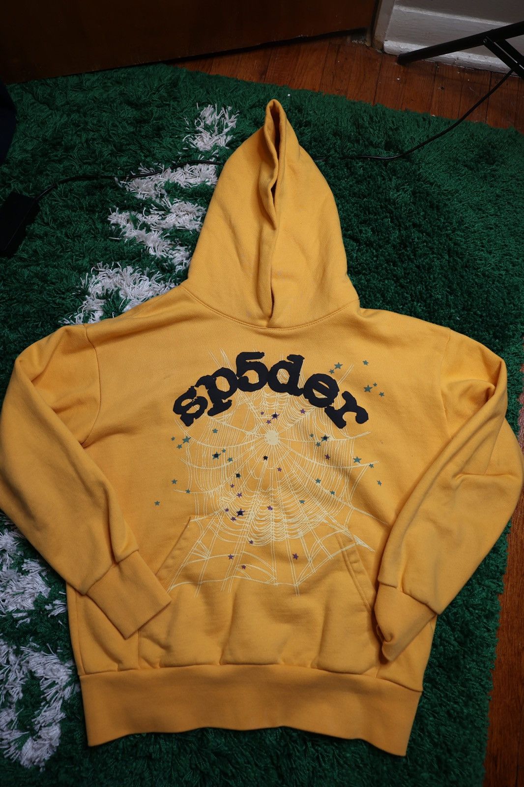 Spider Worldwide Spider Hoodie Gold YSL | Grailed