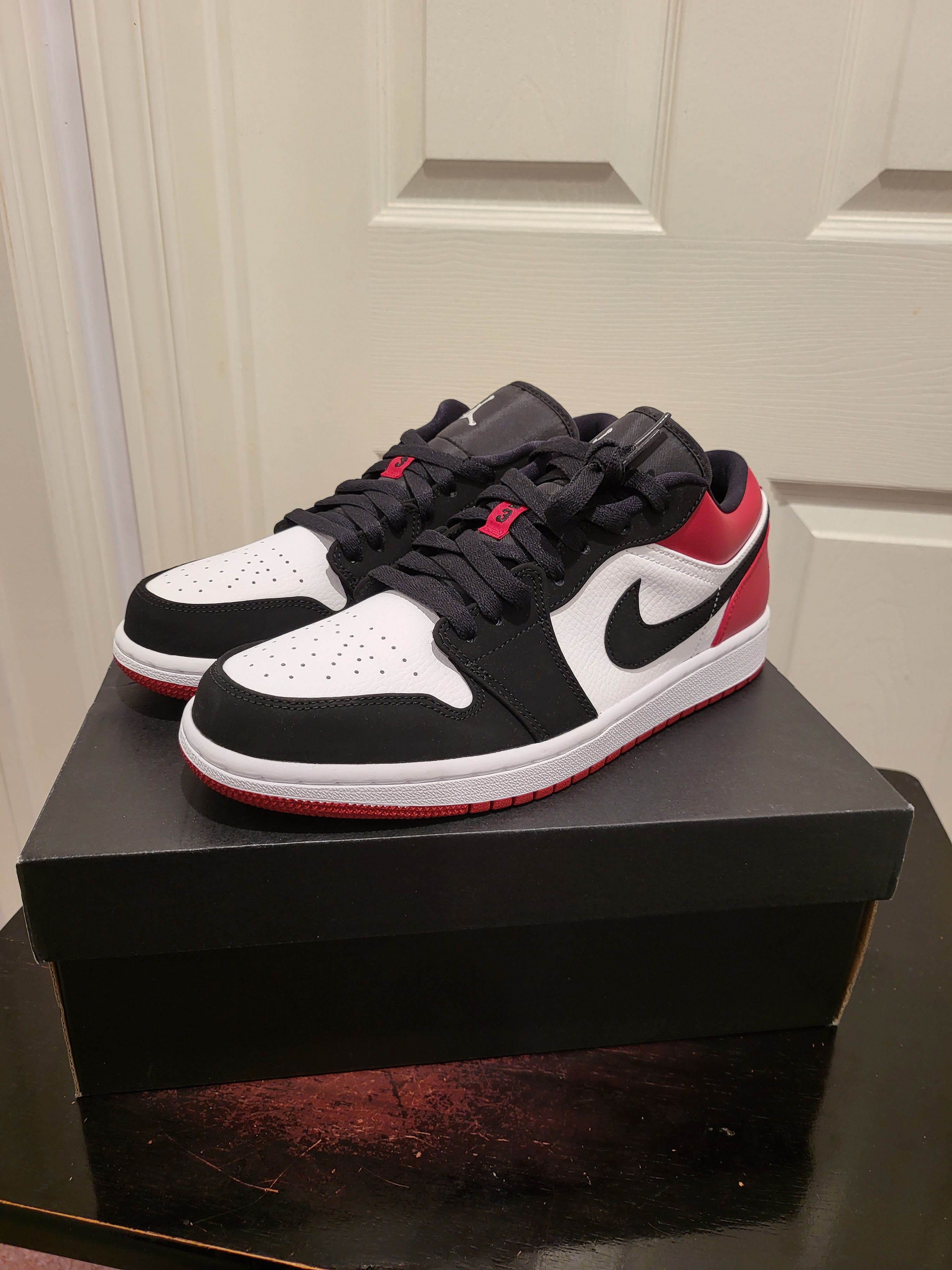 Jordan Brand Air Jordan 1 Low Black Toe Style No. 553558-116 | Grailed