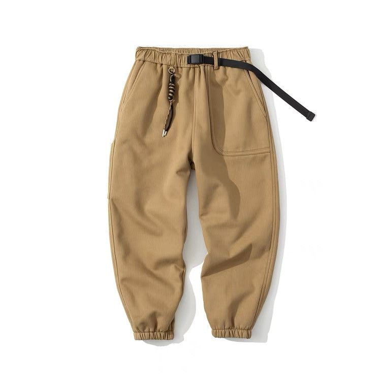 Japanese Brand × Very Cool Khaki Trendy Cargo Pants Jogger Pants ...