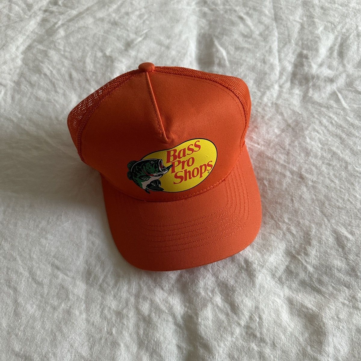 Bass Pro Shops Bass Pro Shops Orange Trucker Hat | Grailed