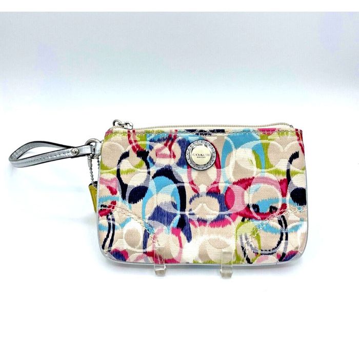 Coach Coach Wristlet Multi-Colored "C" Pattern | Grailed