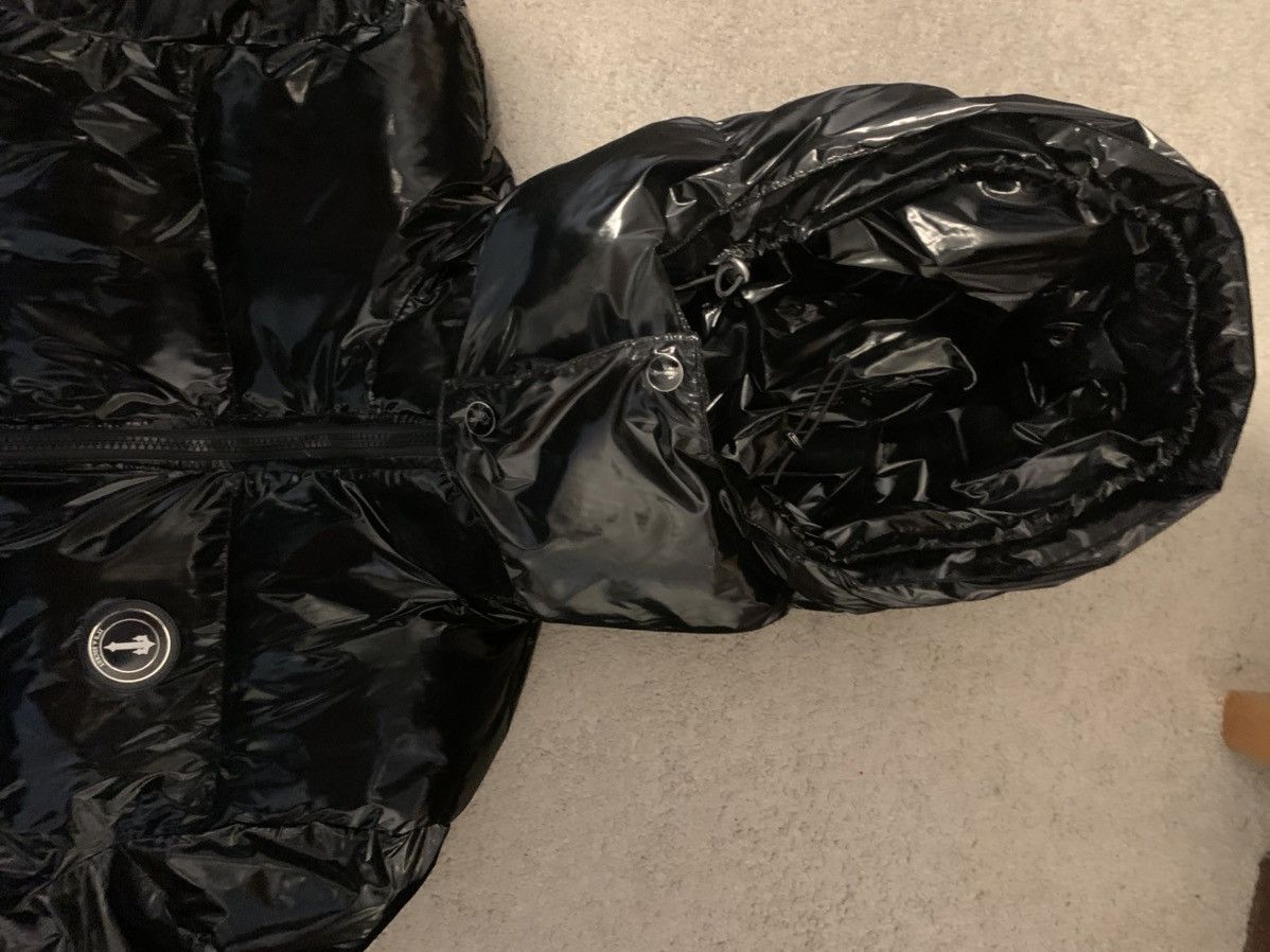 Trapstar London Trapstar Irongate Shiny Puffer Jacket Detachable Hood ...
