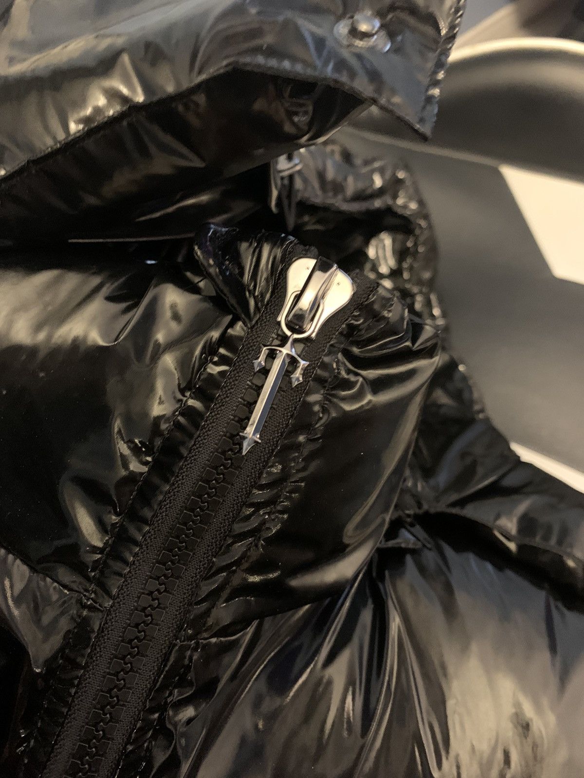 Trapstar London Trapstar Irongate Shiny Puffer Jacket Detachable Hood ...