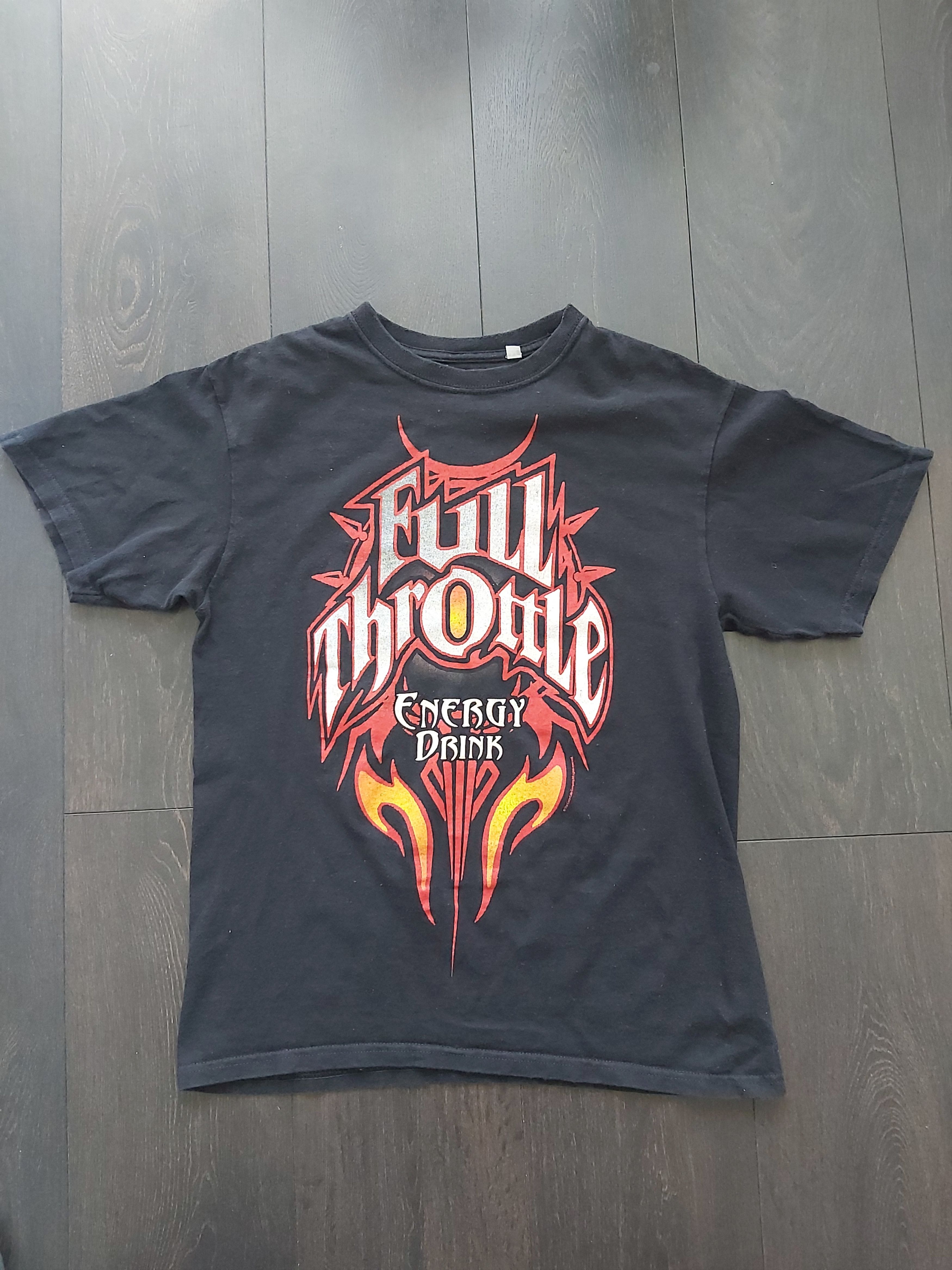 Coca Cola × Streetwear × Vintage Full Throttle Energy Drink T-shirt ...