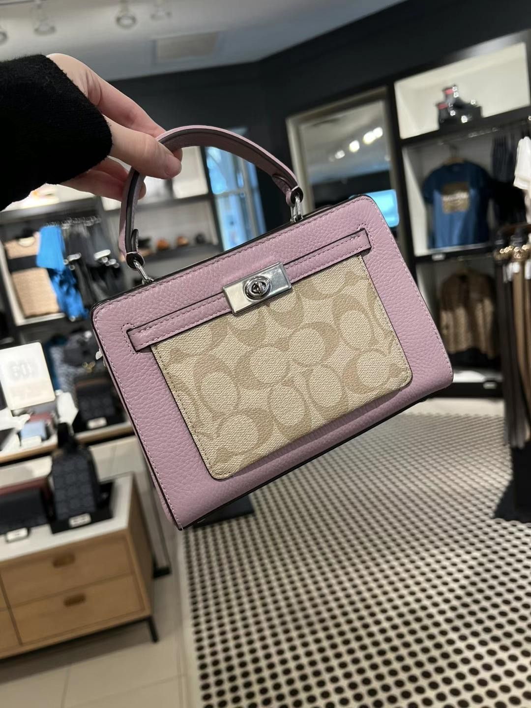 Coach Mini Lane Top Handle In Signature Canvas CC977 | Grailed