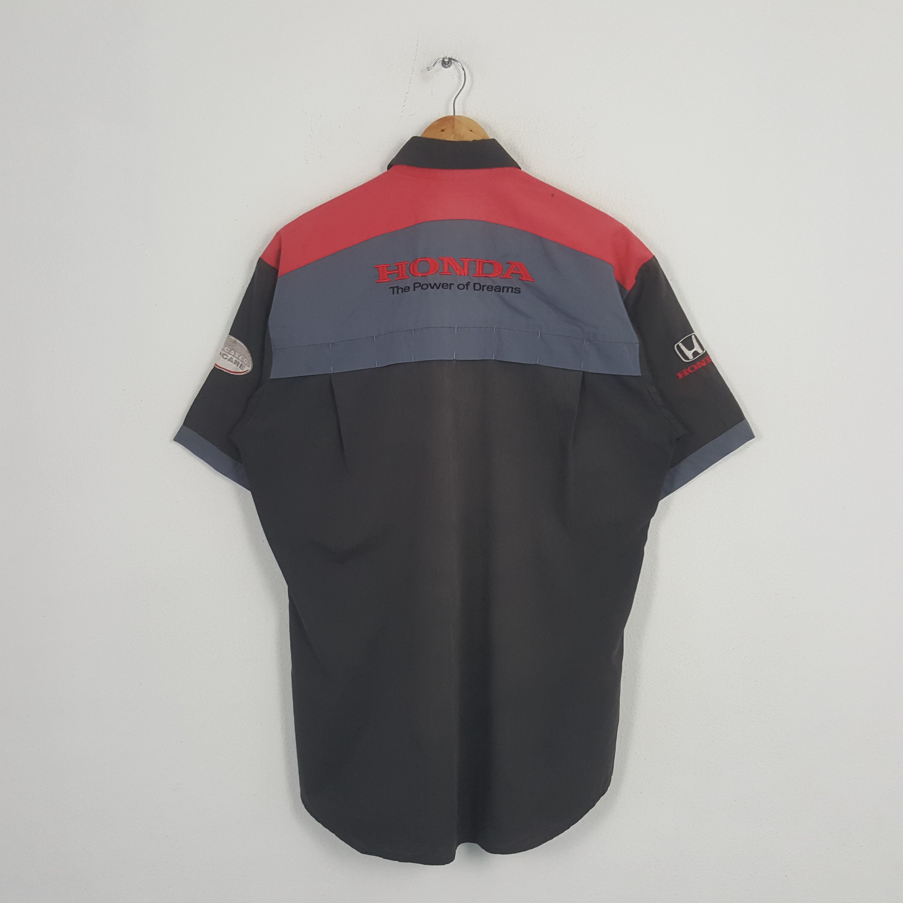 Honda × Racing × Vintage Vintage Honda Japanese Racing Uniform Shirt ...