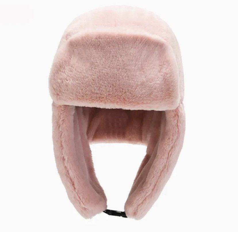 Japanese Brand × Streetwear × Vintage Pink ushanka hat | Grailed
