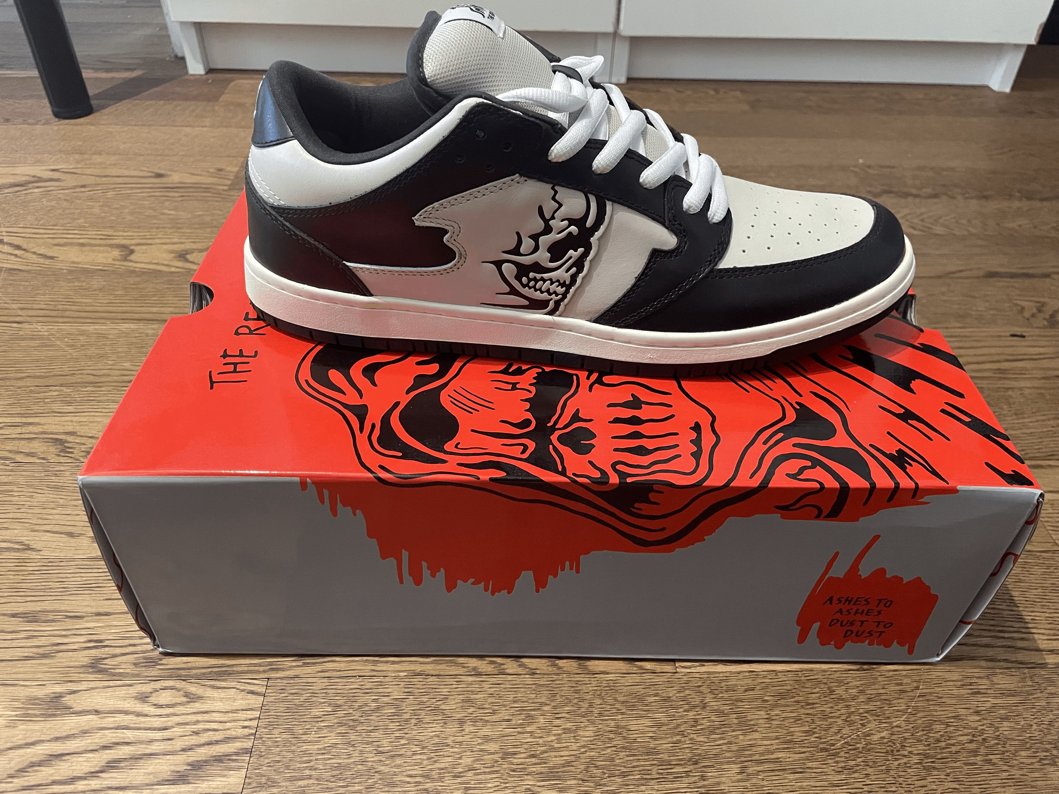 Warren Lotas Warren Lotas Reaper Dunks "Bone" | Grailed