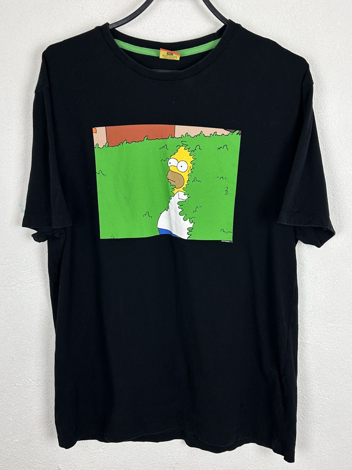 The Simpsons Vintage The Simpsons Homer Falling Into Bush T-Shirt | Grailed