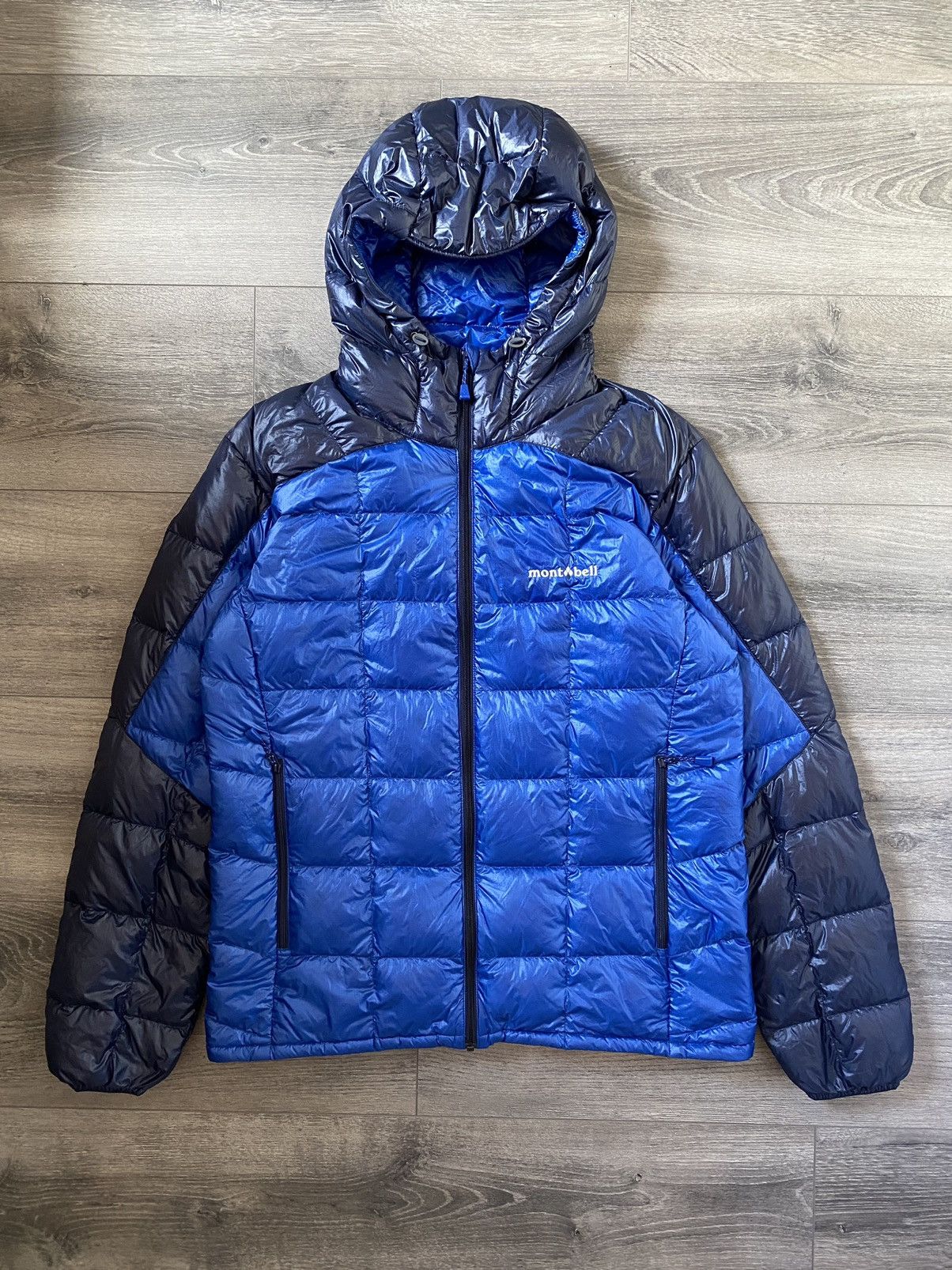 Montbell Montbell Blue Two-Tone Puffer Jacket | Grailed