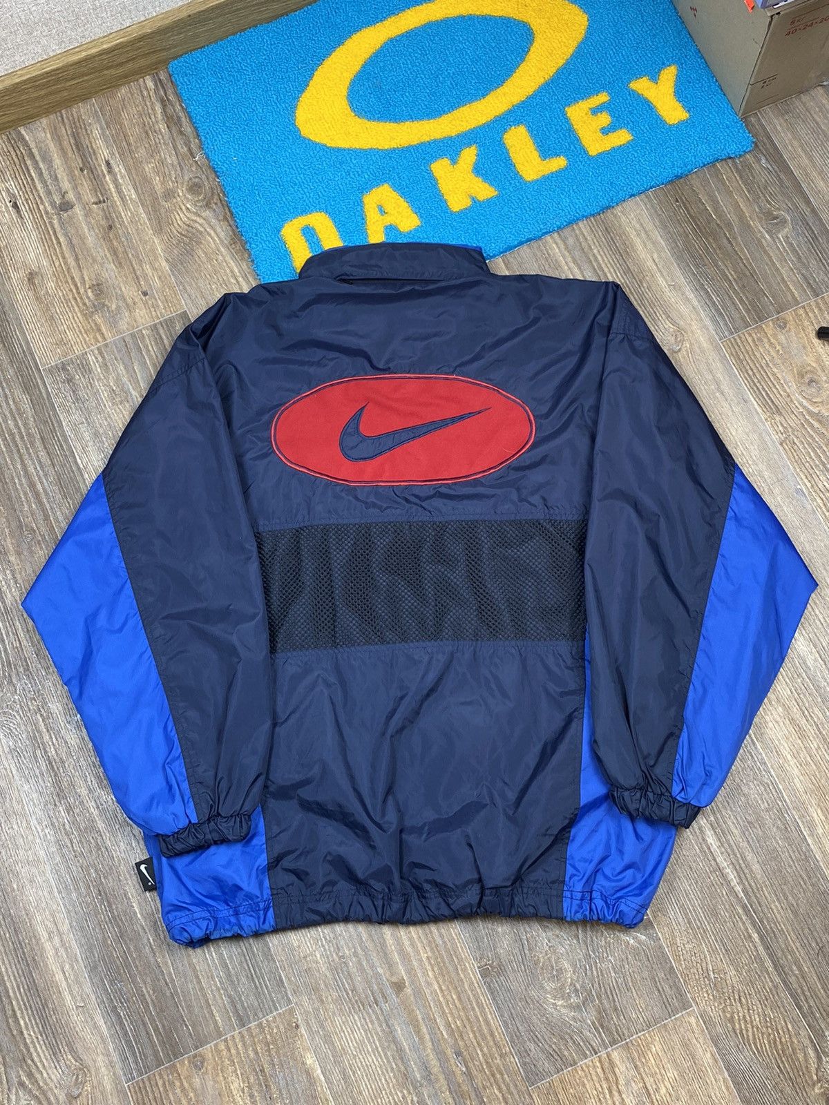 Nike 90s Vintage Nike Andre Agassi Big Logo Windbreaker Jacket Grailed