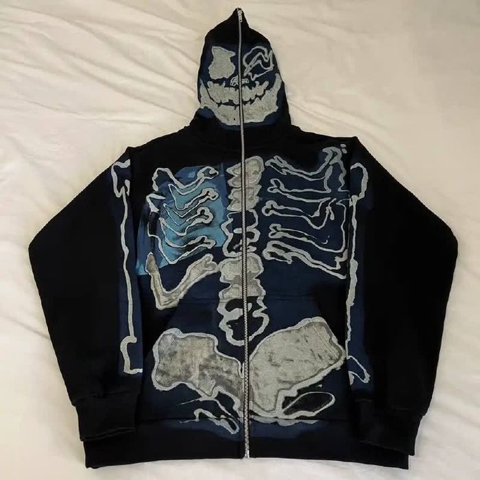 Travis Scott Travis Travis Scott x Cactus Jack Skeleton Full Zip Hoodie ...