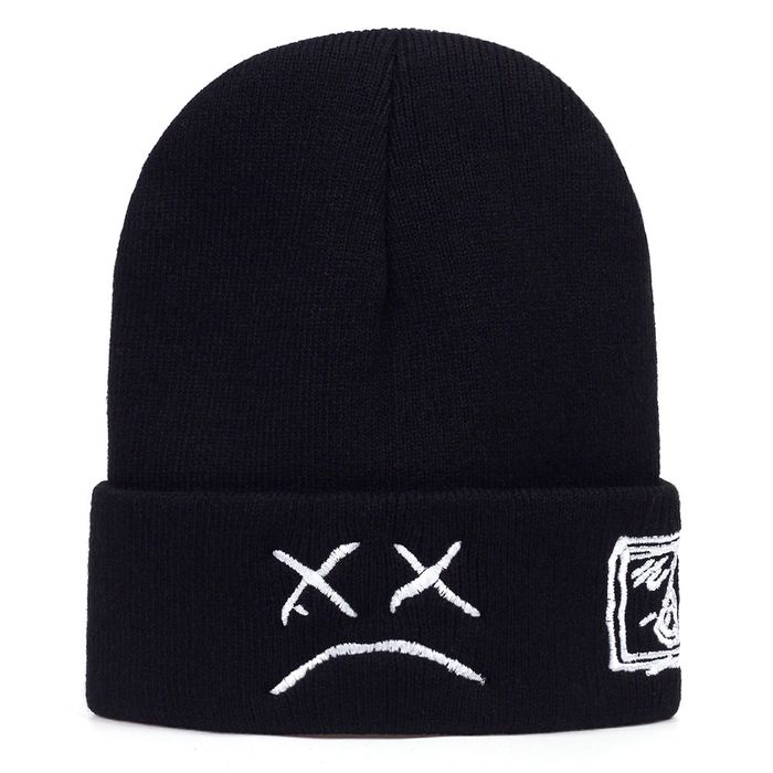 Hat Lil Peep Style Embroidered Custom Made Beanie Hat | Grailed