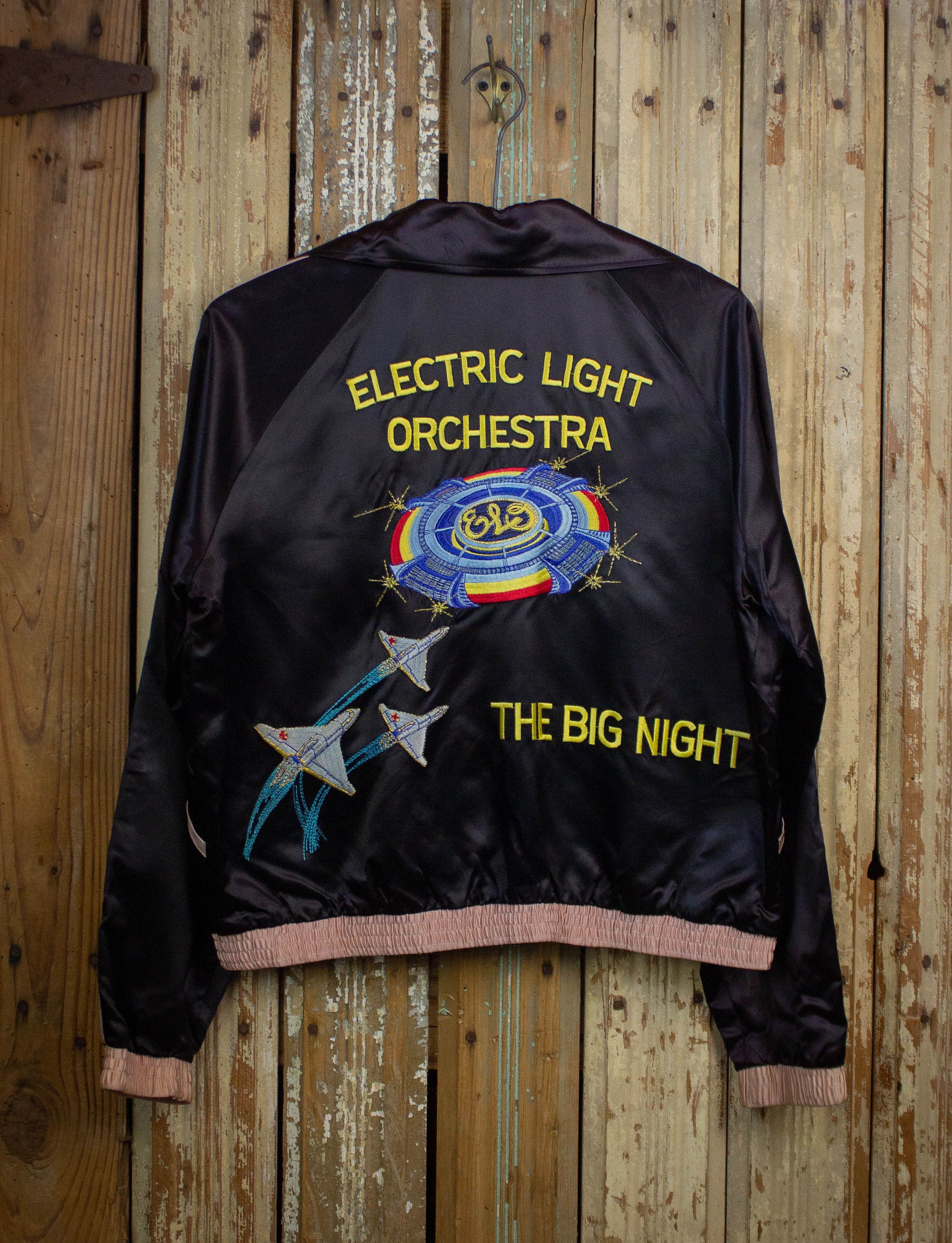Band Tees × Vintage Vintage ELO The Big Night Satin Tour Jacket 1978 ...