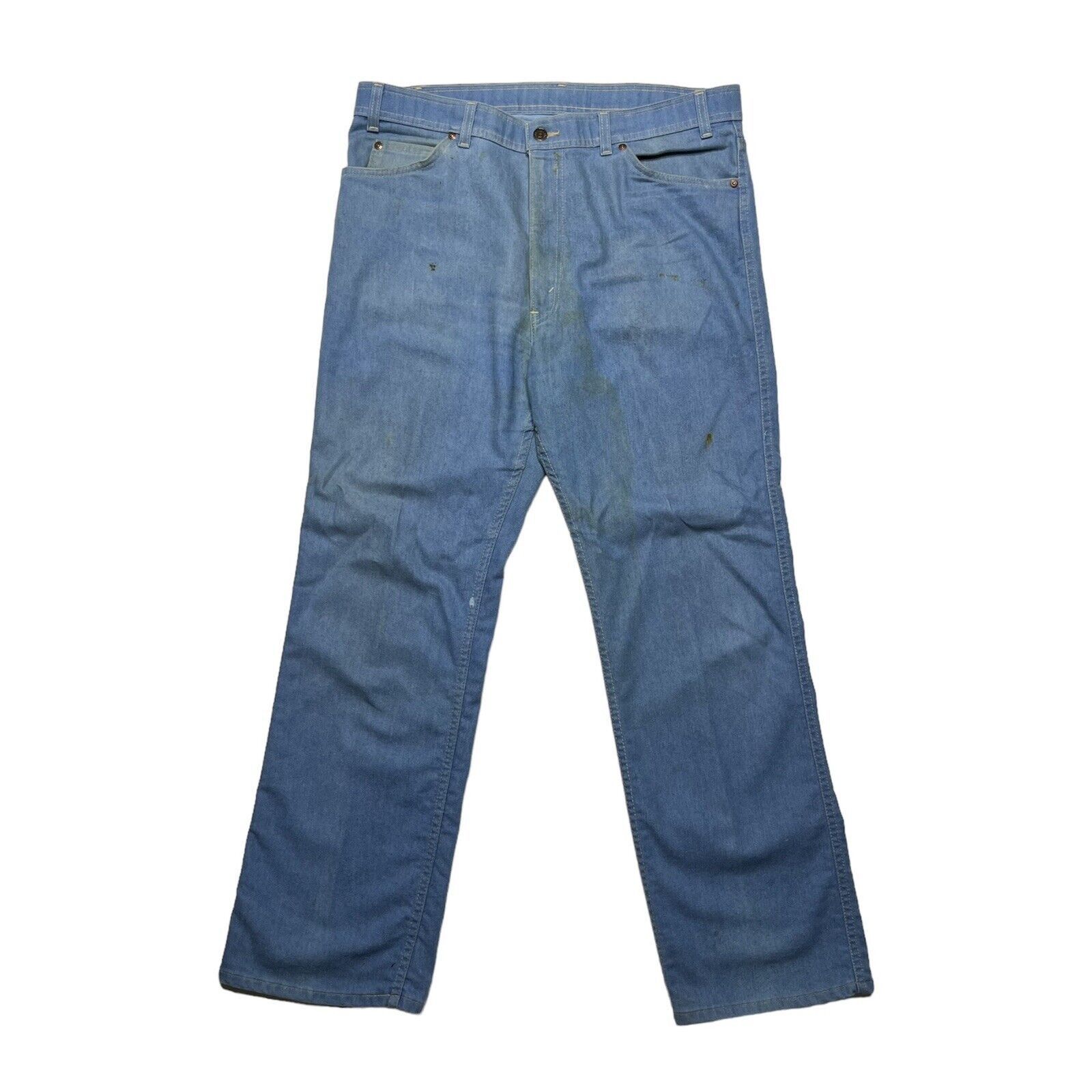 Levi's Vintage 80s Levi’s Action Jeans Light Blue Work Wear Denim ...