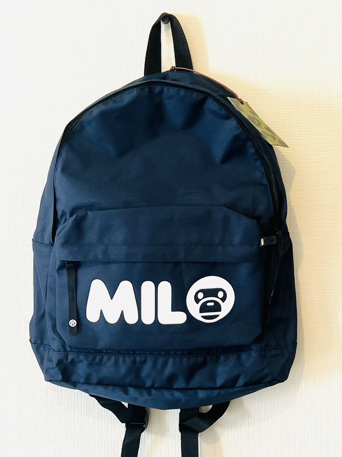 Bape DS! BAPE Backpack Baby Milo Logo Book Bag A Bathing Ape | Grailed