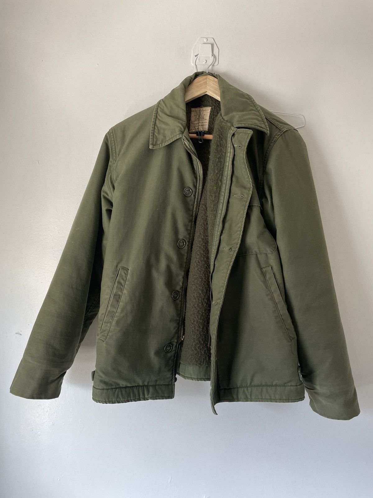 Helmut Lang × Vintage Vintage Navy A2 Deck jacket | Grailed