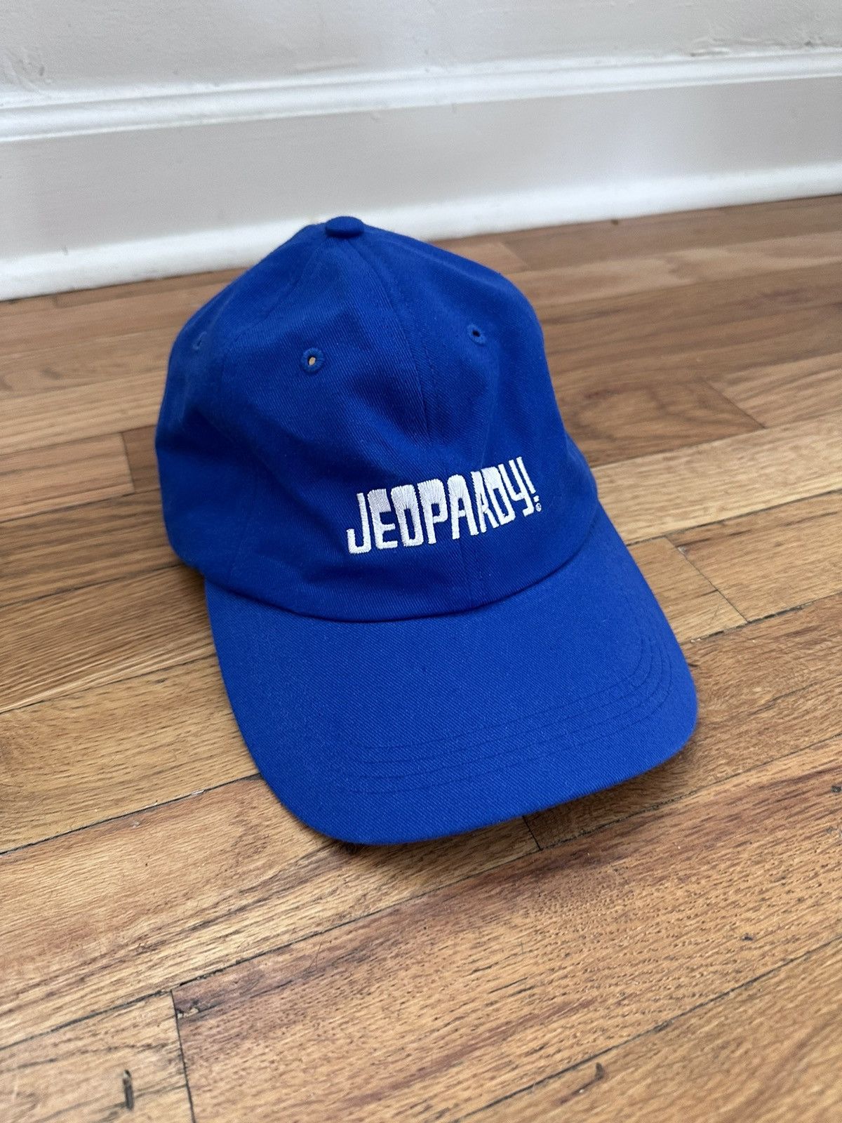 Other × Vintage Jeopardy! Logo Ball Cap Merch Screen Blue Adjustable ...