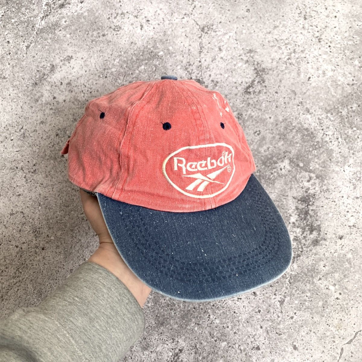 Vintage Vintage Reebok 90s Distressed Aesthetic Baseball Cap Hat Y2K ...