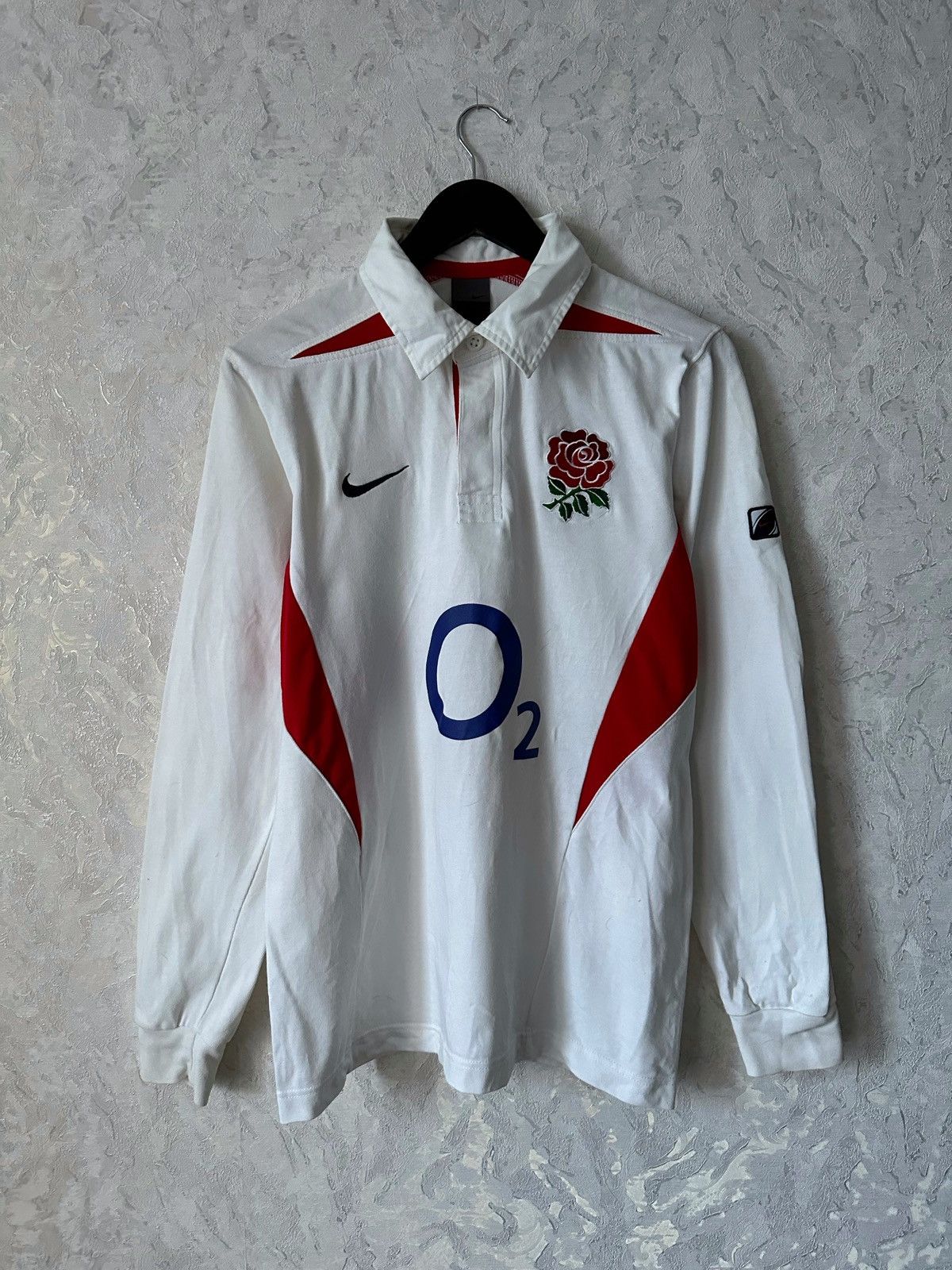 England Rugby League × Jersey × Nike Vintage Nike O2 England Rugby y2k ...