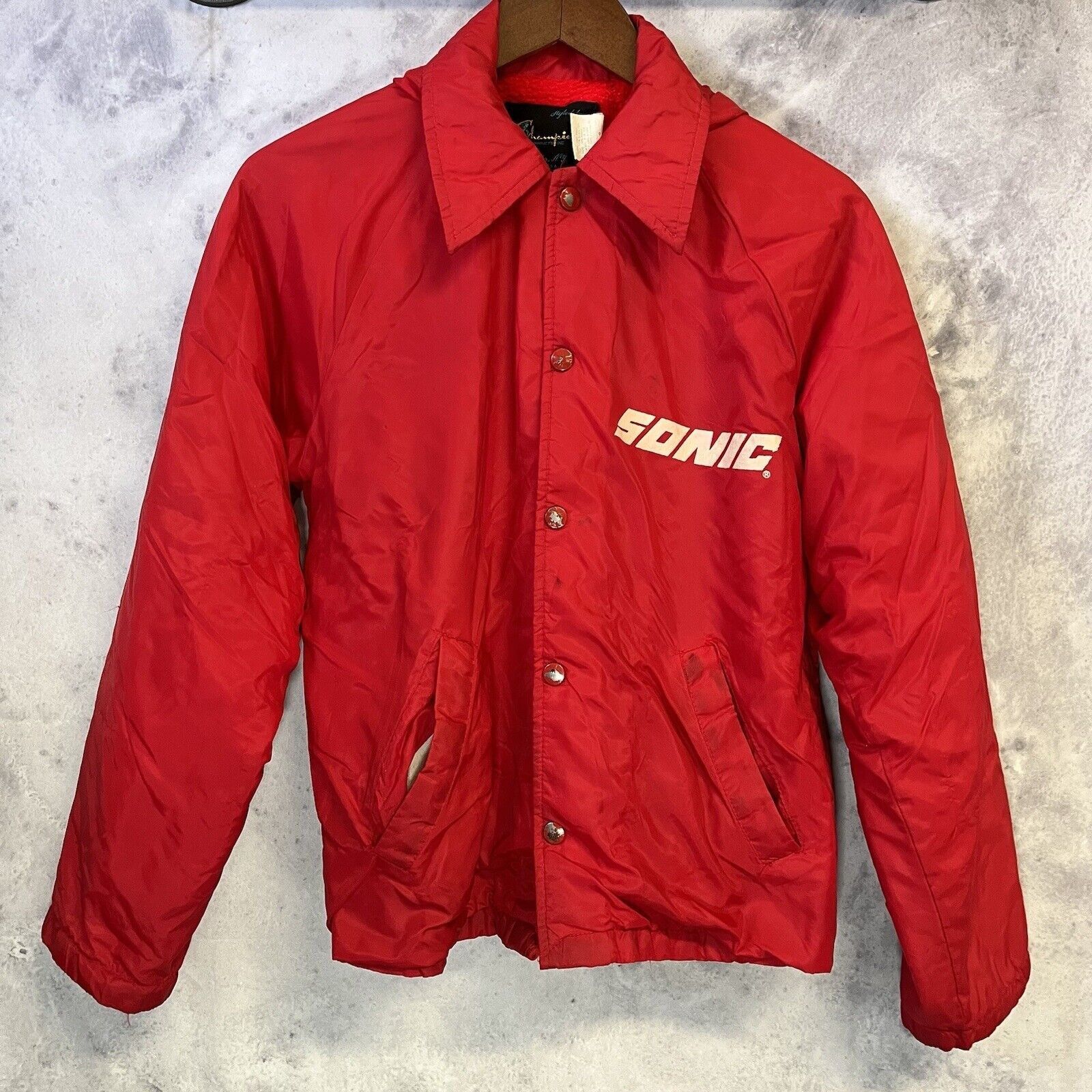 Champion × Vintage Vintage Sonic Fast Food Jacket Mens Large Champion ...